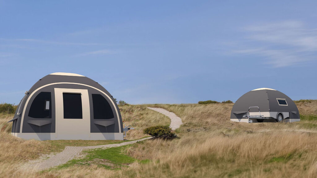Karsten Tent on Wheels Offers Elevated Bed, Extra Floor Space