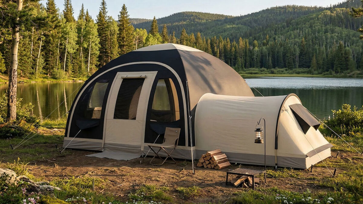 Karsten Tent on Wheels Offers Elevated Bed, Extra Floor Space