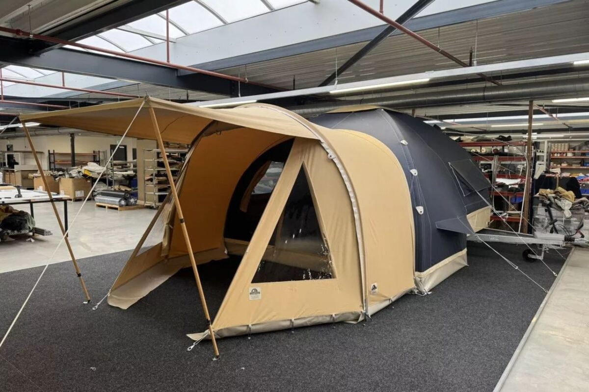 Karsten Tent on Wheels Offers Elevated Bed, Extra Floor Space