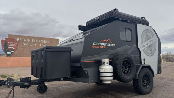 Campinawe New Trailer Trades Fixed Bed for Roomier Interior