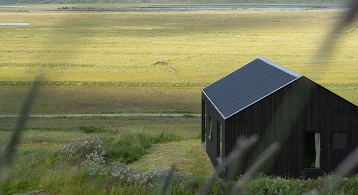 Svartaborg Tiny House is Nordic Retreat on Icelandic Landscape