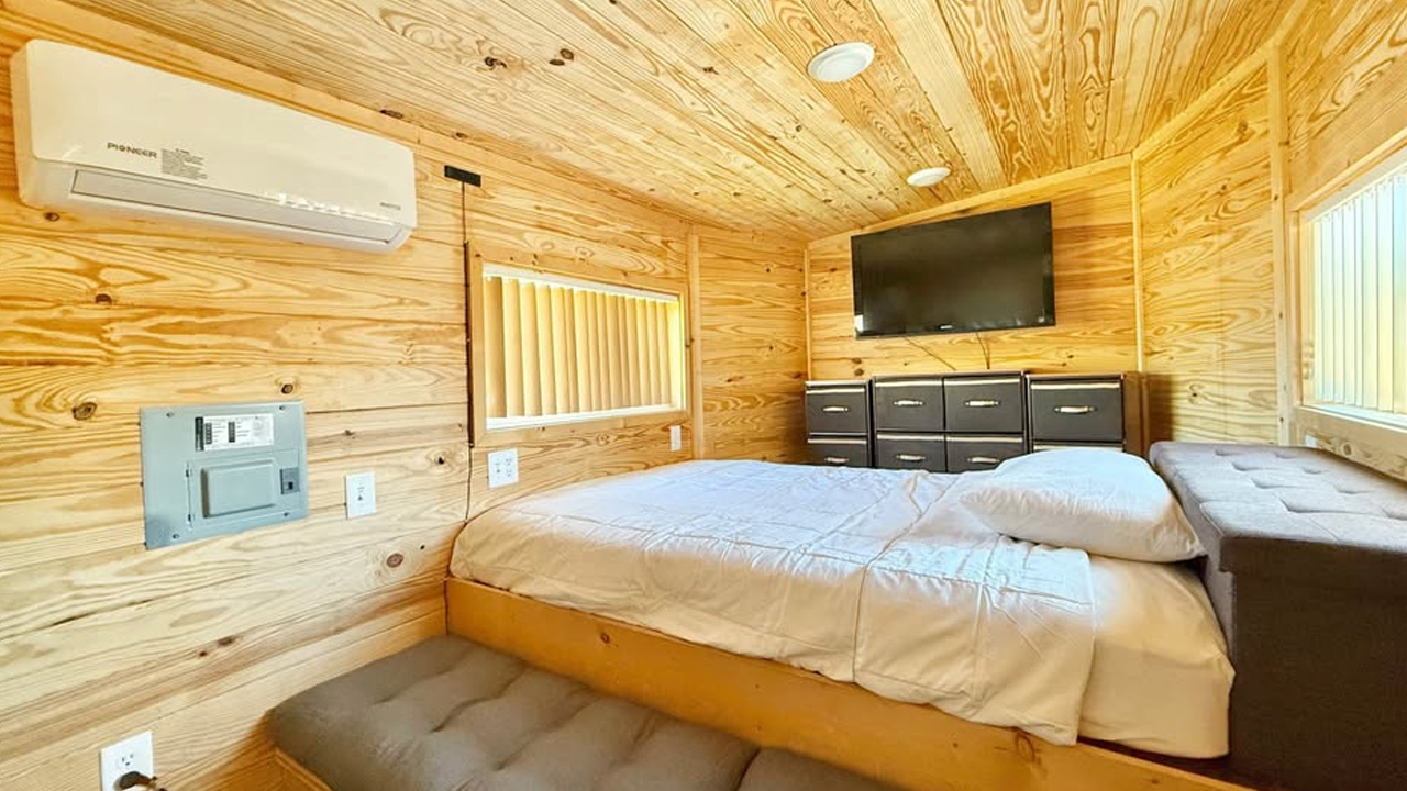 Off-Grid Gooseneck Tiny House is Wooden Haven Listed for $77K