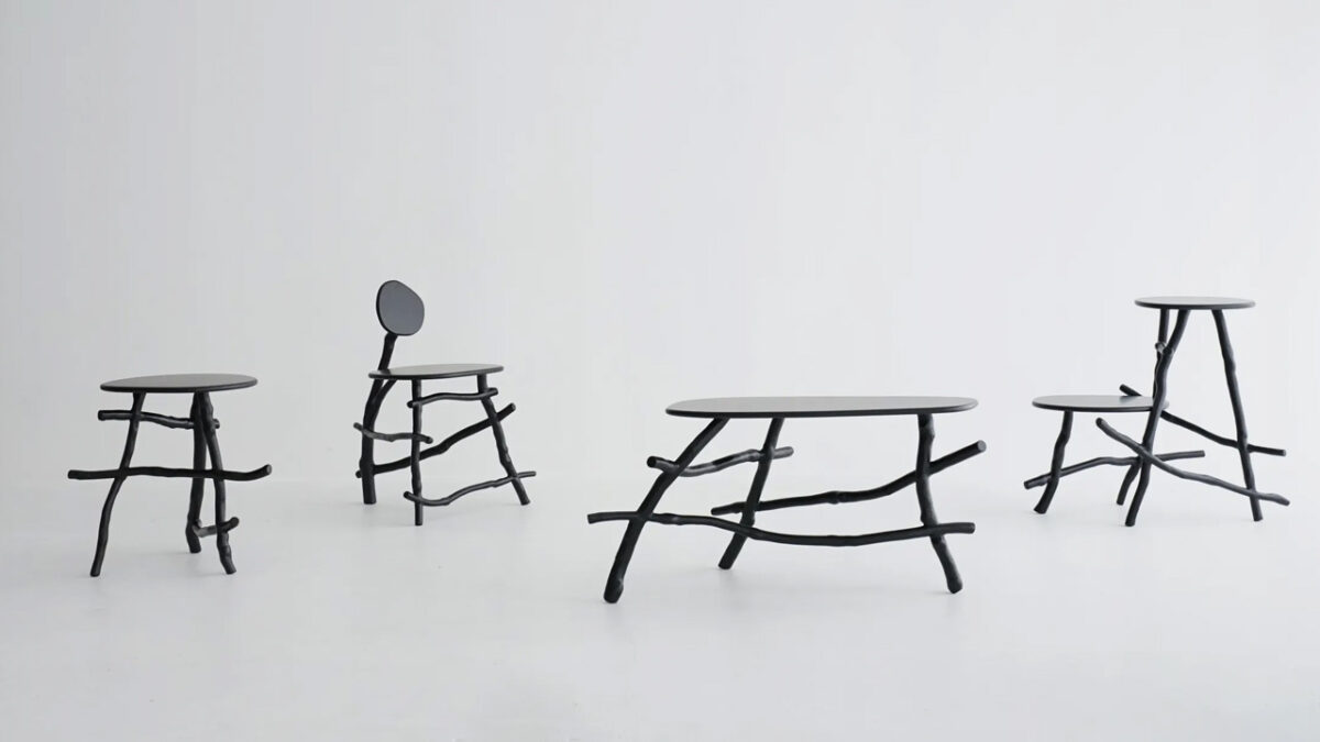 Uneri Furniture Collection is Collage of Quirky, Salvaged Branches